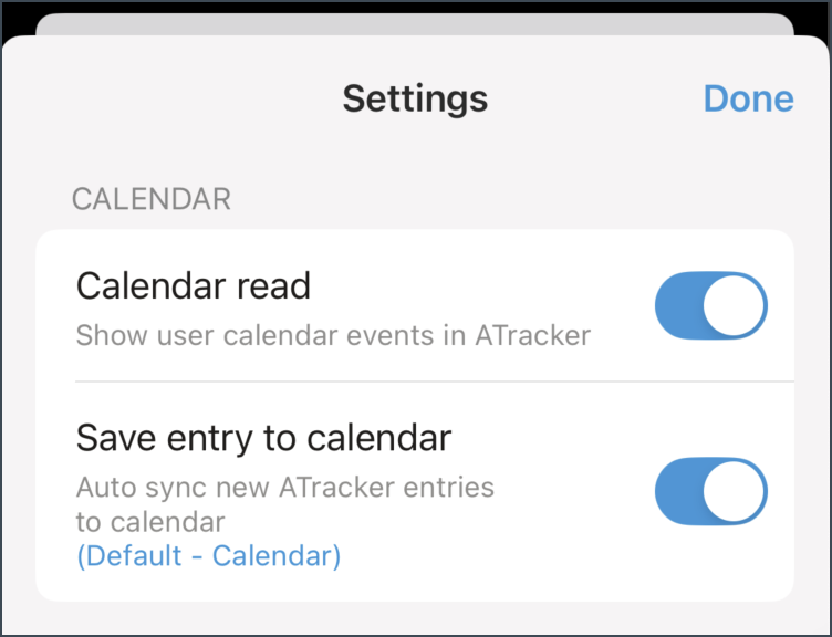 How to sync calendar data with ATracker Data? – Wonderapps