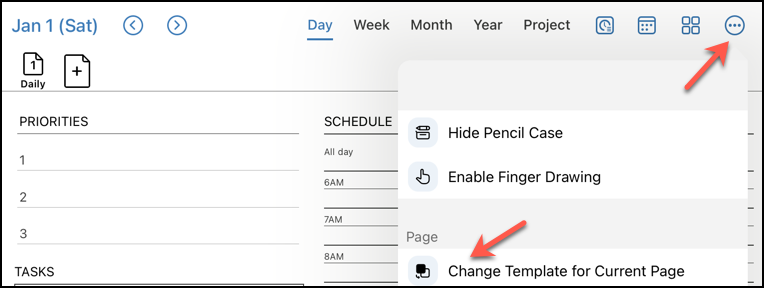 How To Change Template For Current Page Wonderapps